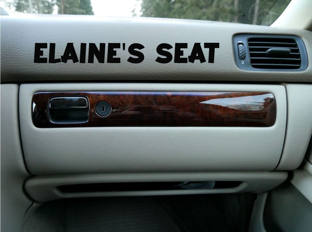 Girlfriends Name Seat Sticker for Car, Name Decal for Car, Relationship ...
