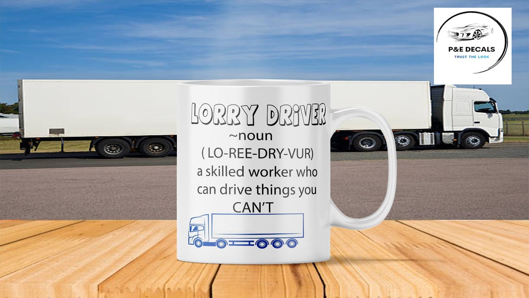 Funny Lorry Driver Definition Mug: Trucker Gift - Etsy Canada