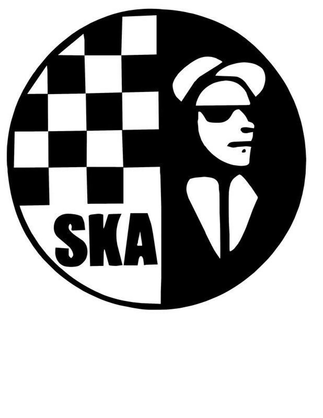 Ska Logo IV Two Tone Mod Rude Boy Scooter Vinyl Decal Sticker - Etsy UK