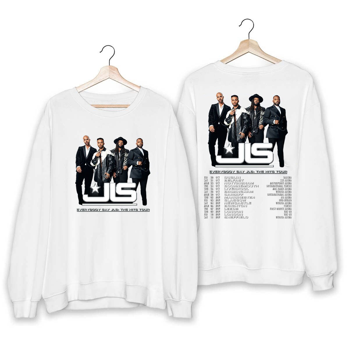 JLS 2023 Tour Shirt, JLS Band Fan Shirt, JLS Concert Shirt Designed ...