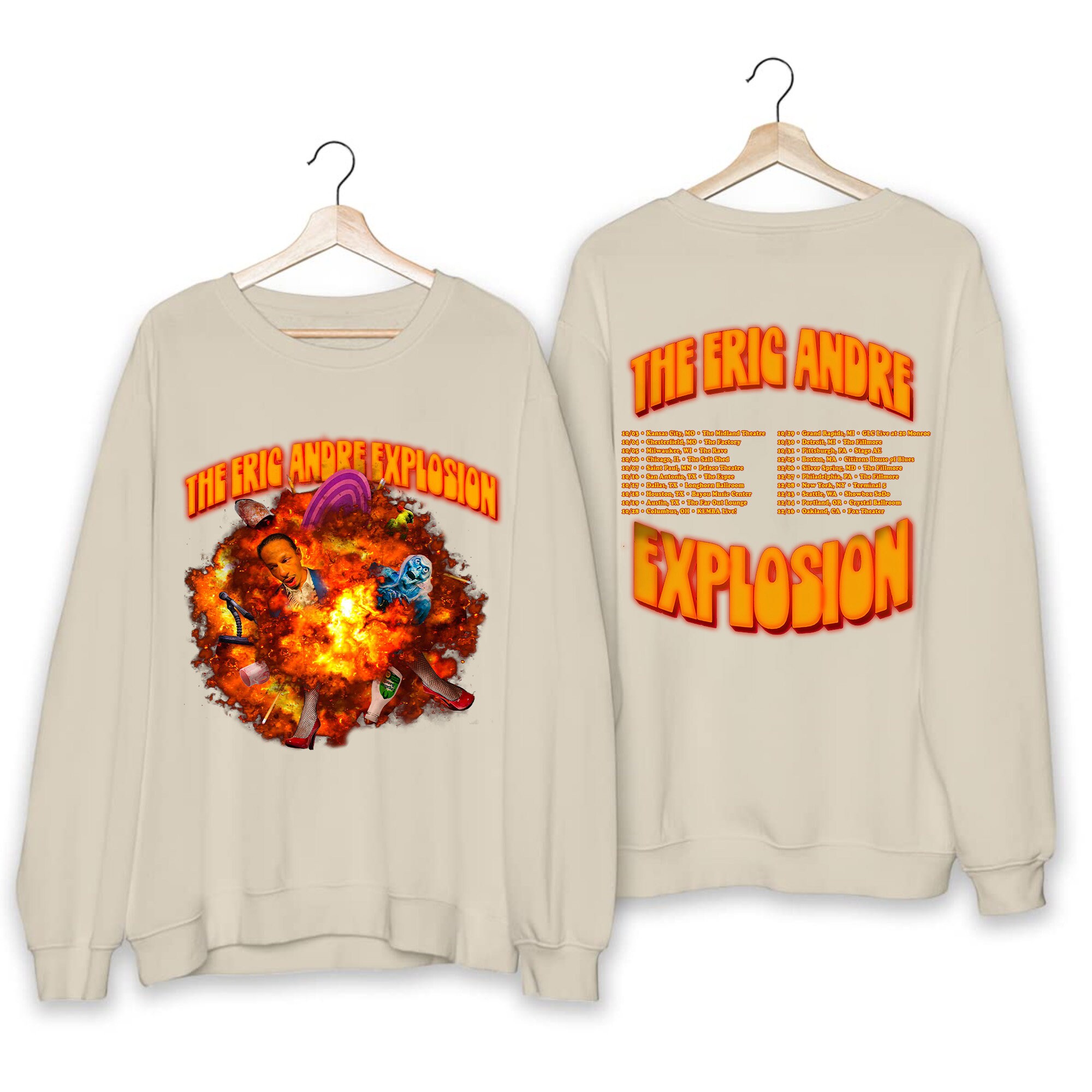 Eric Andre 2023 Tour Shirt, The Eric Andre Explosion Tour 2023 Shirt sold by CavaliCleaners ...