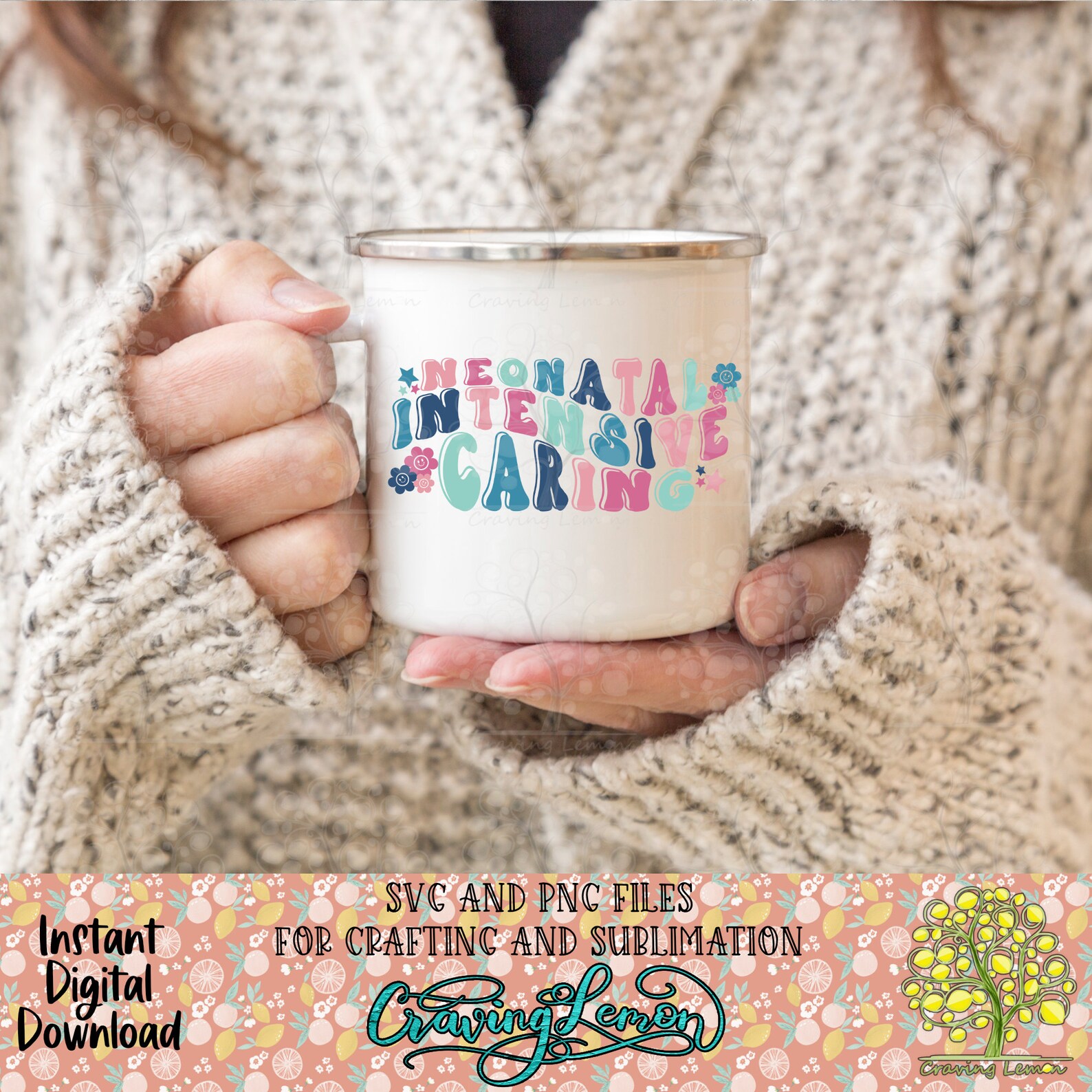 Neonatal Intensive Caring SVG and PNG for Sublimation Clip - Etsy