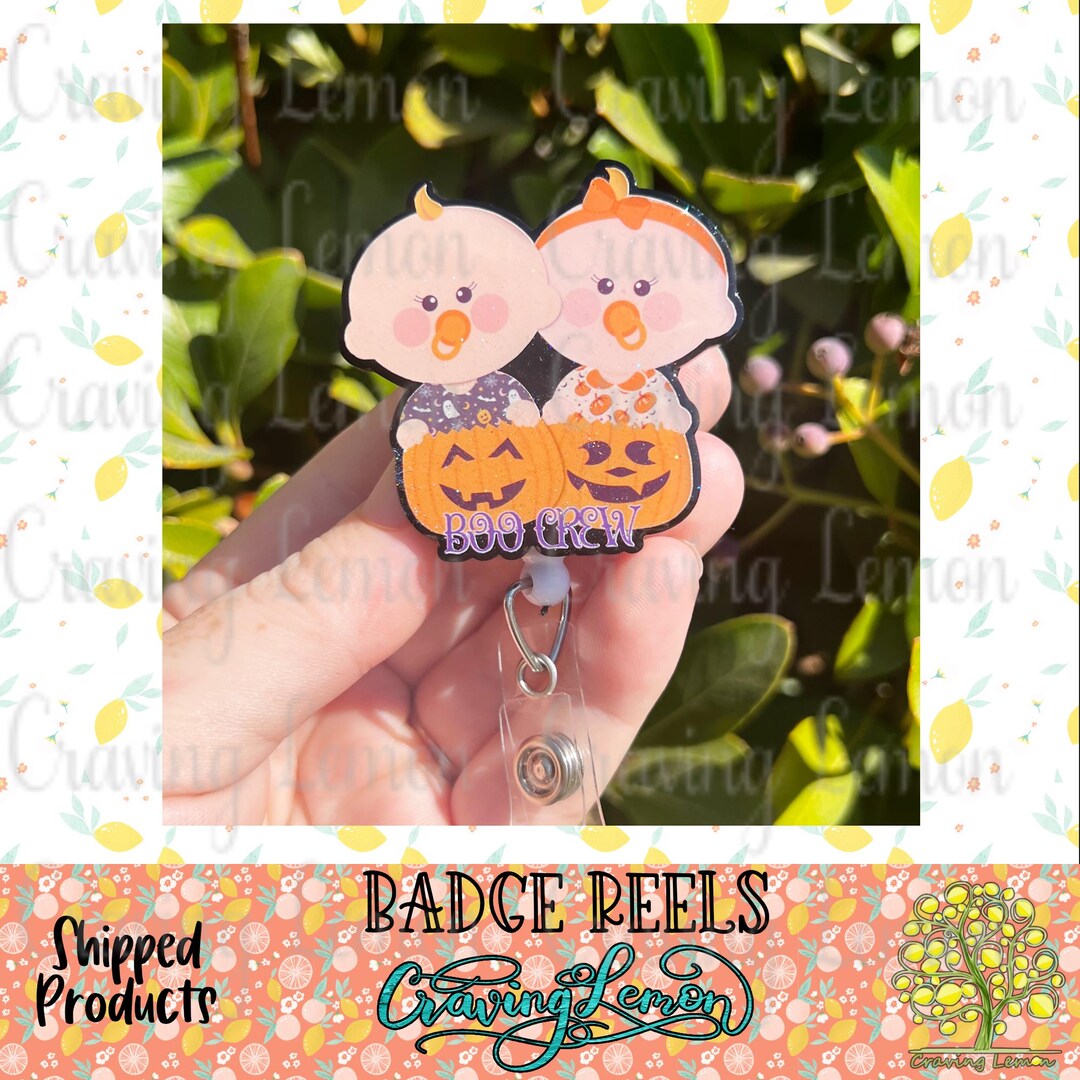 Boo Crew Babies | Halloween Babies |nicu Badge Reel |baby Nurse ...