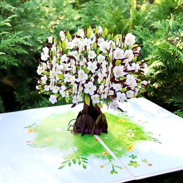Pop up Tree Birthday Card - Etsy