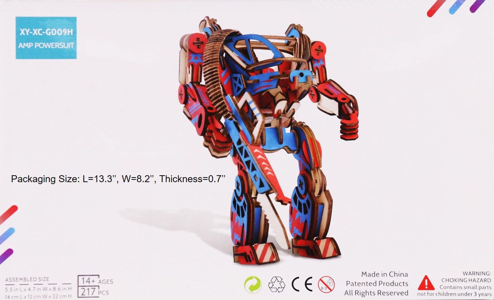 3D Wood Wooden Jigsaw Puzzle Robot Model DIY Kit Educational | Etsy