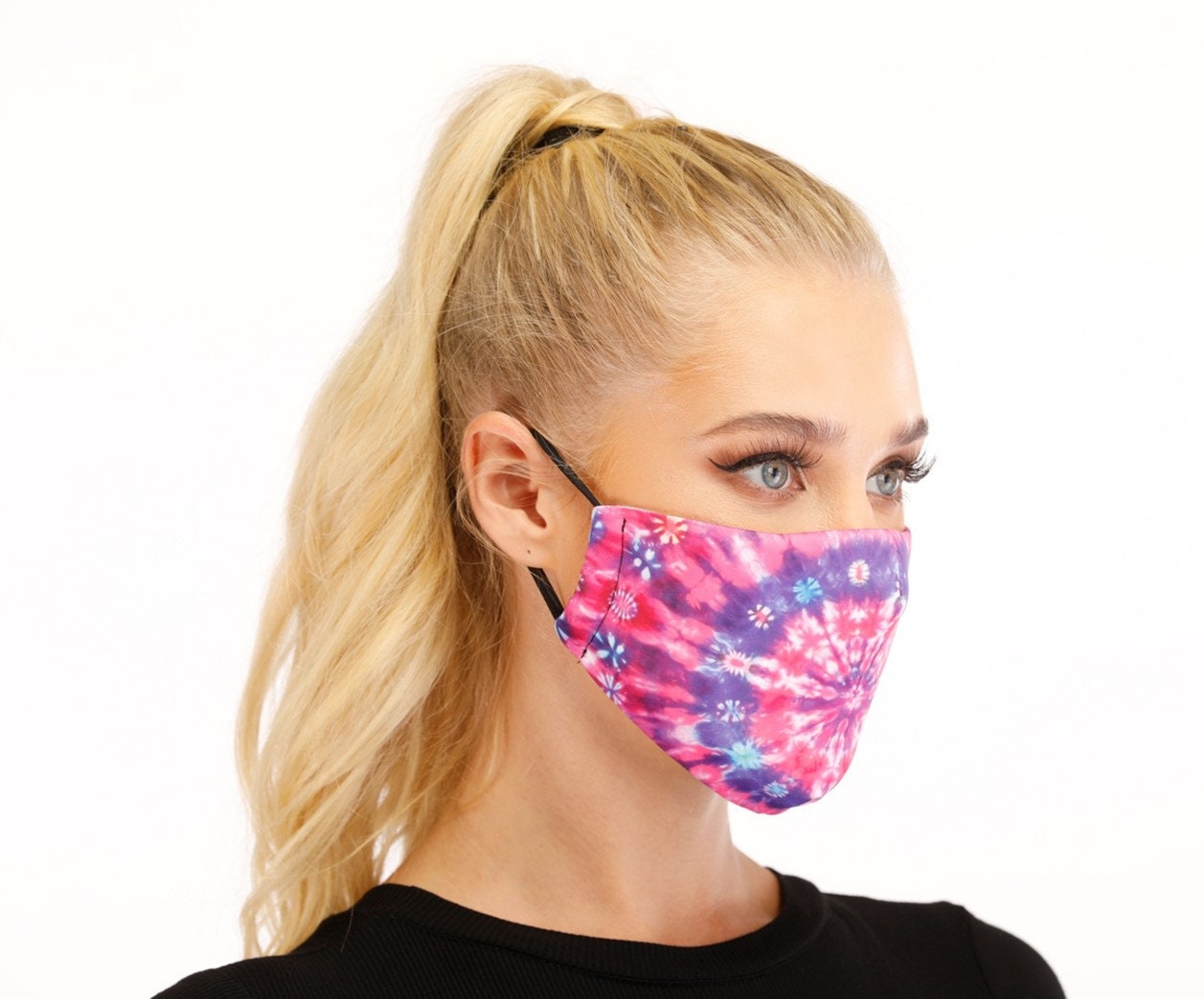 Fashion Face Mask Reusable Washable 3 Layer High Quality Tie | Etsy