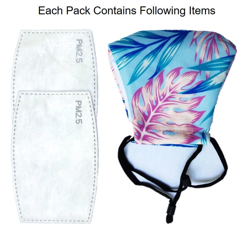 Fashion Face Mask Cover Reusable Washable Multi Layer High | Etsy