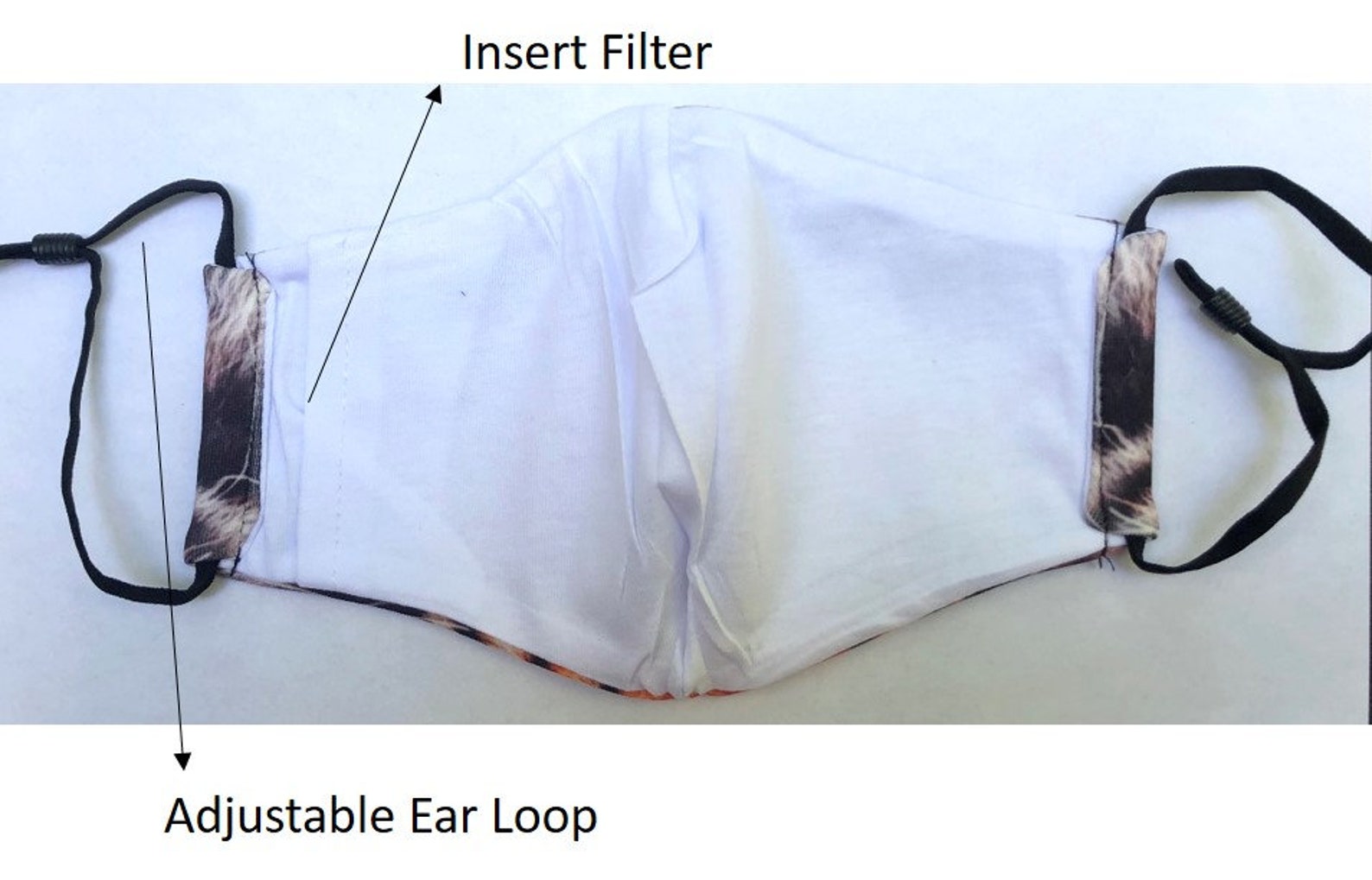 Tiger Face Mask Halloween Costume Open Mouth Teeth Filter | Etsy