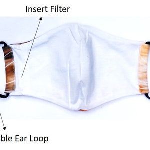 Angry Kitty Cat Face Mask Halloween Costume Mouth Teeth Filter Pocket 2 ...