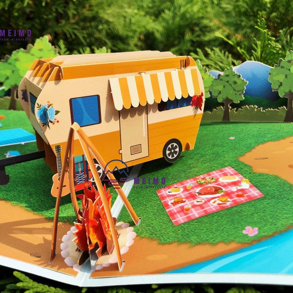 Rv Birthday Greeting Card - Etsy
