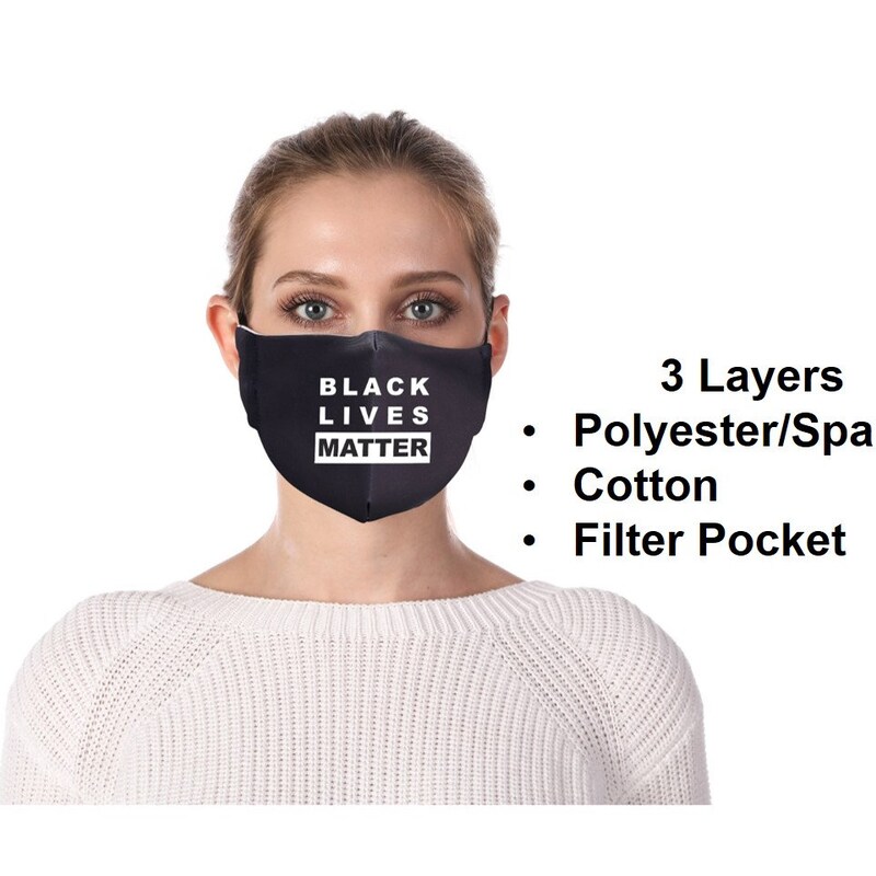 Black Lives Matter Mask - Etsy
