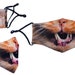 Angry Kitty Cat Face Mask Halloween Costume Mouth Teeth Filter - Etsy