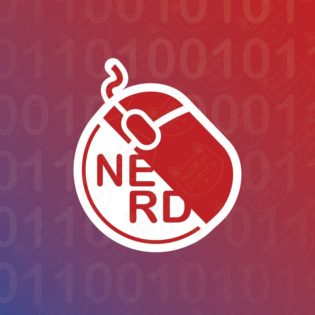Neon Genesis Nerd Sticker! - Etsy