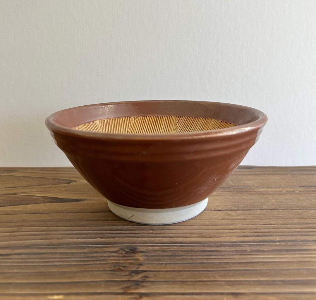 Medium Size Japanese Suribachi Grinding Bowl Vintage - Etsy