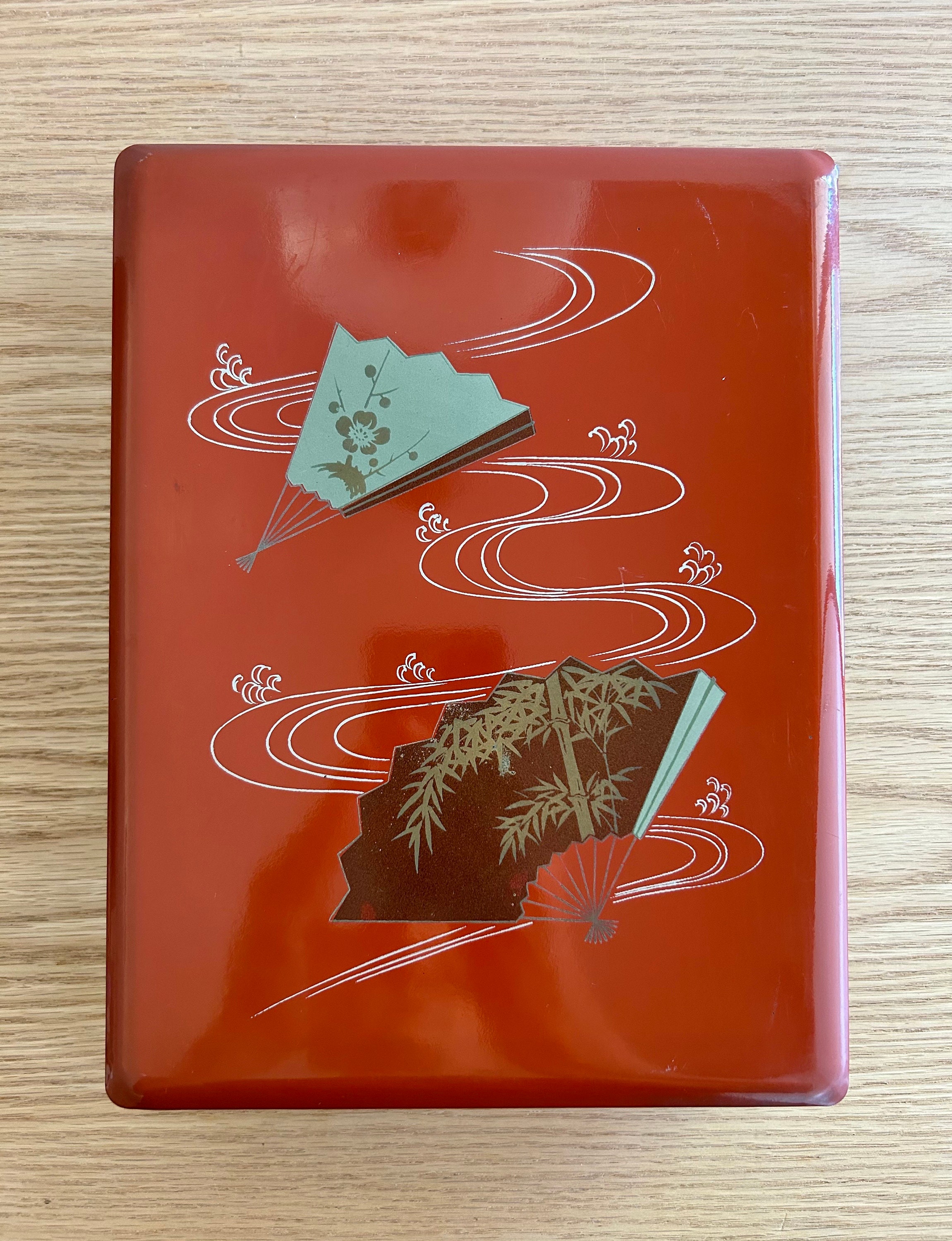 Vintage Japanese Calligraphy Writing Box With Interior Tray - Etsy