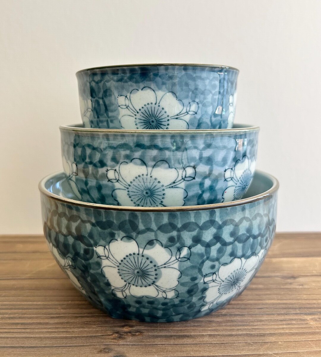 Set of 3 Serving Dishes Vintage Japanese - Etsy