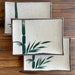 Vintage Japanese Plates With Bamboo Design Set of 3 - Etsy