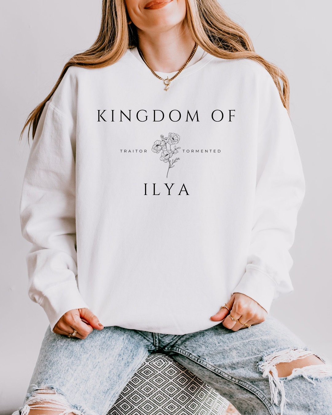 Reckless Inspired KINGDOM OF ILYA Poppy Comfort Colors Crewneck ...