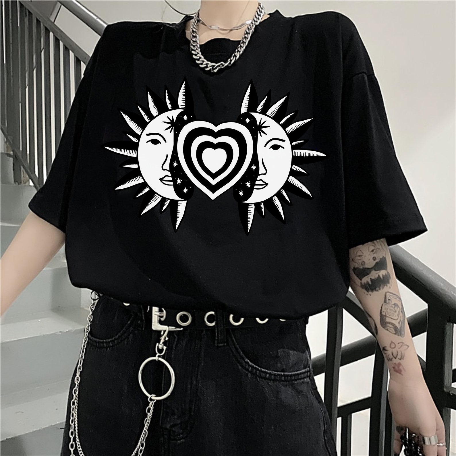 Sun Shirt Aesthetic Clothes E Girl Clothing Alt Clothing Indie | Etsy