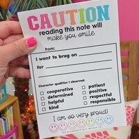 Happy Mail Positive Notes | Parent Communication | Teacher Feedback - Etsy