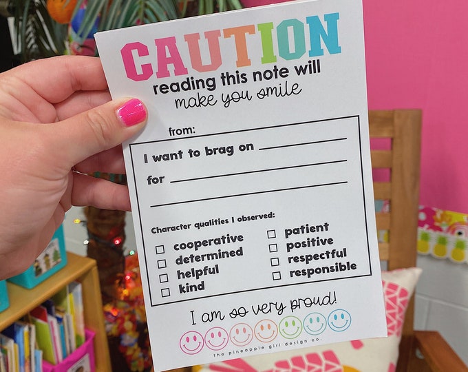 Happy Notes, Positive Parent Notes From Teacher to Send Home to ...