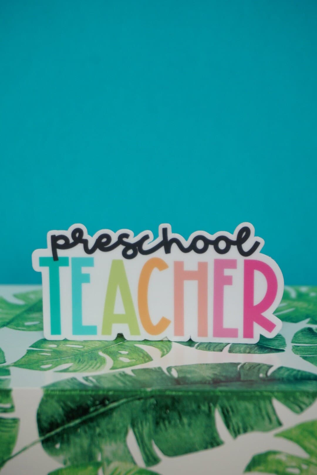 Preschool Teacher Sticker - Etsy