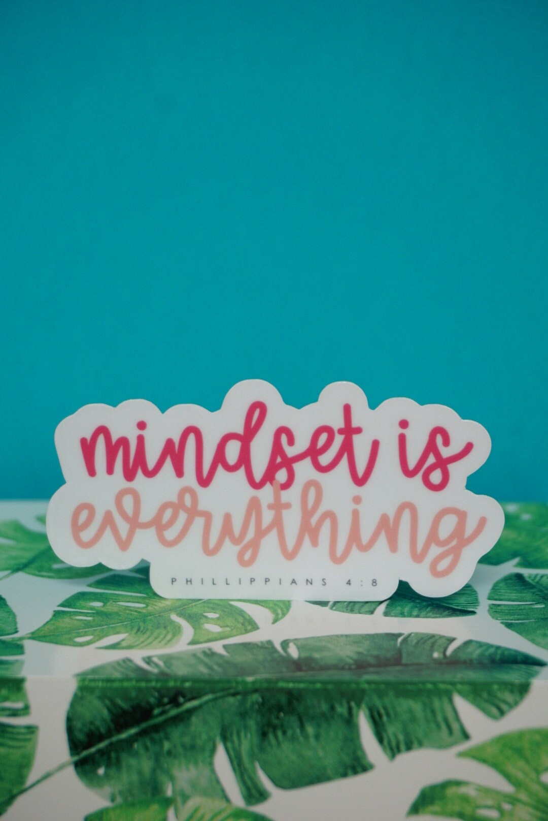 Mindset is Everything Sticker - Etsy Hong Kong
