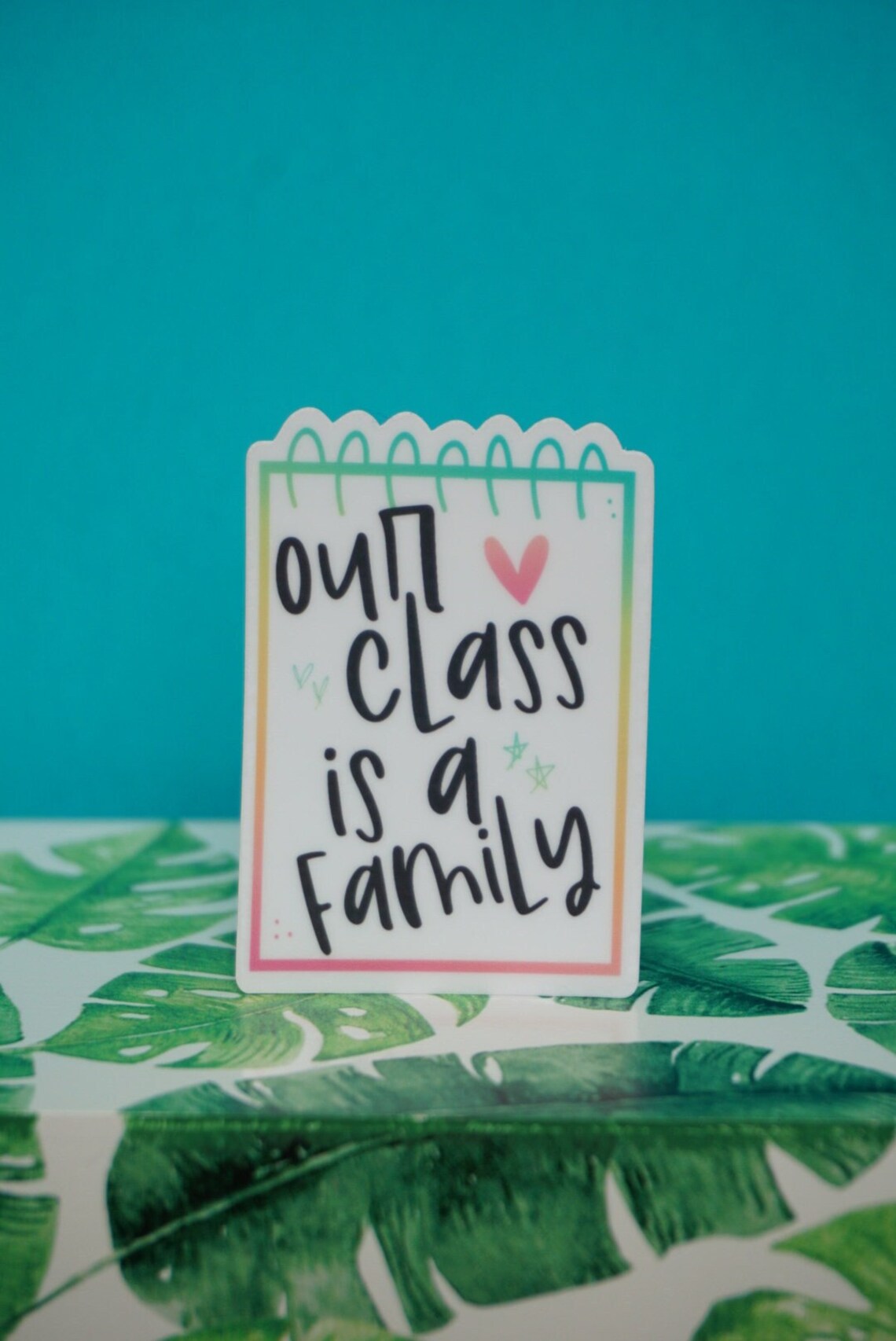 Our Class is a Family Sticker - Etsy
