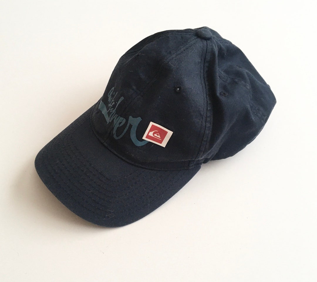 Mens Vintage Retro Blue QUICKSILVER Baseball Cap Hat ONE SIZE - Etsy