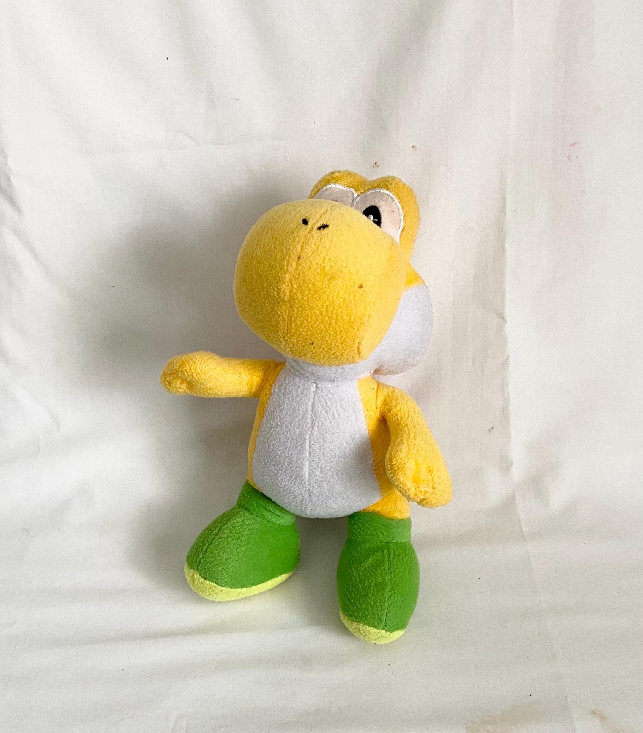 Vintage Yellow YOSHI Plush Toy Teddy Bear Nintendo Mario PMS 10” Tall ...
