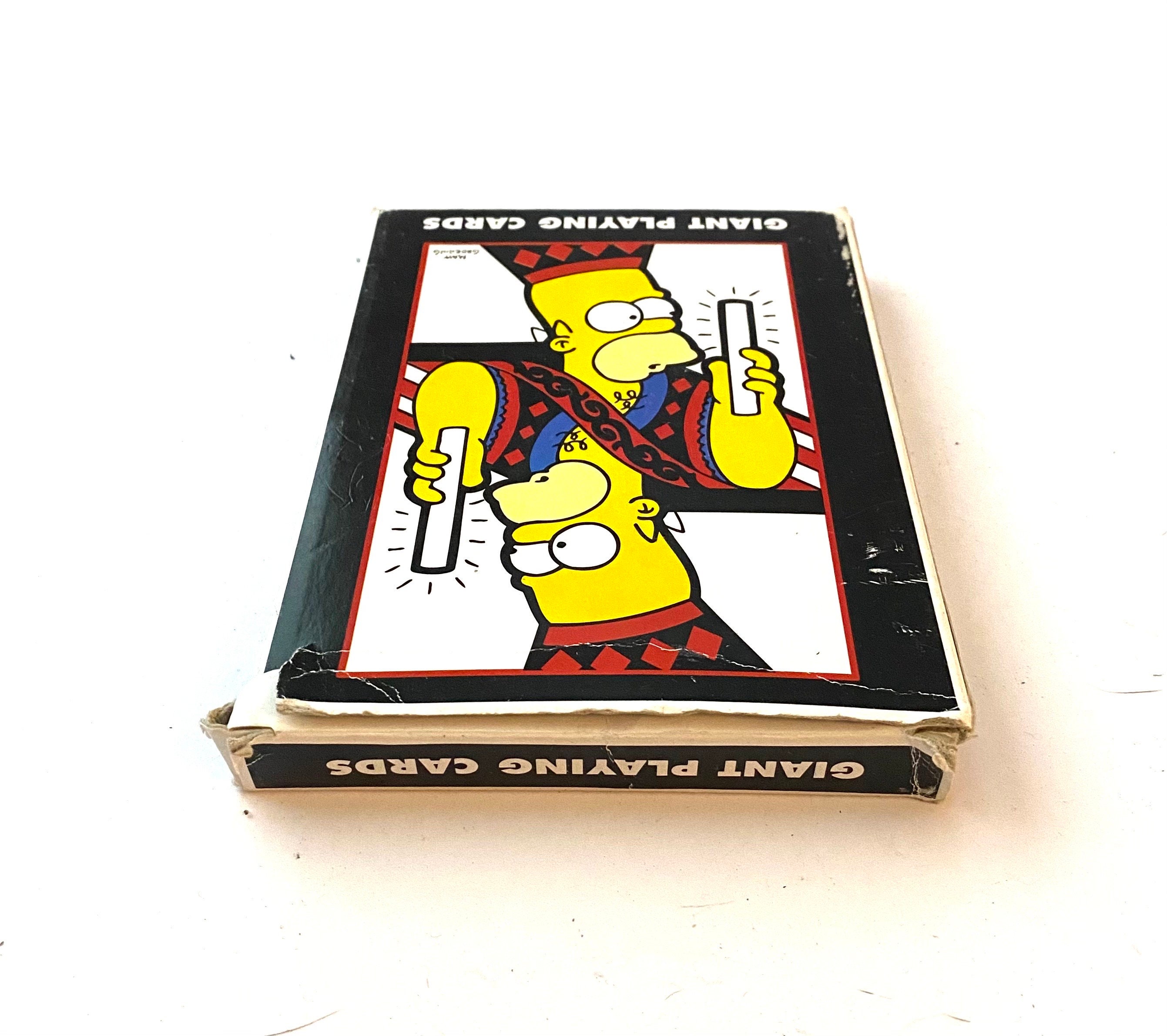 Vintage Retro GIANT the Simpsons Playing Cards Toy Homer Bart - Etsy