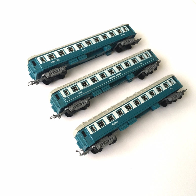Vintage JOUEF HO Golden Arrow Electric Train Coaches Coach Set | Etsy