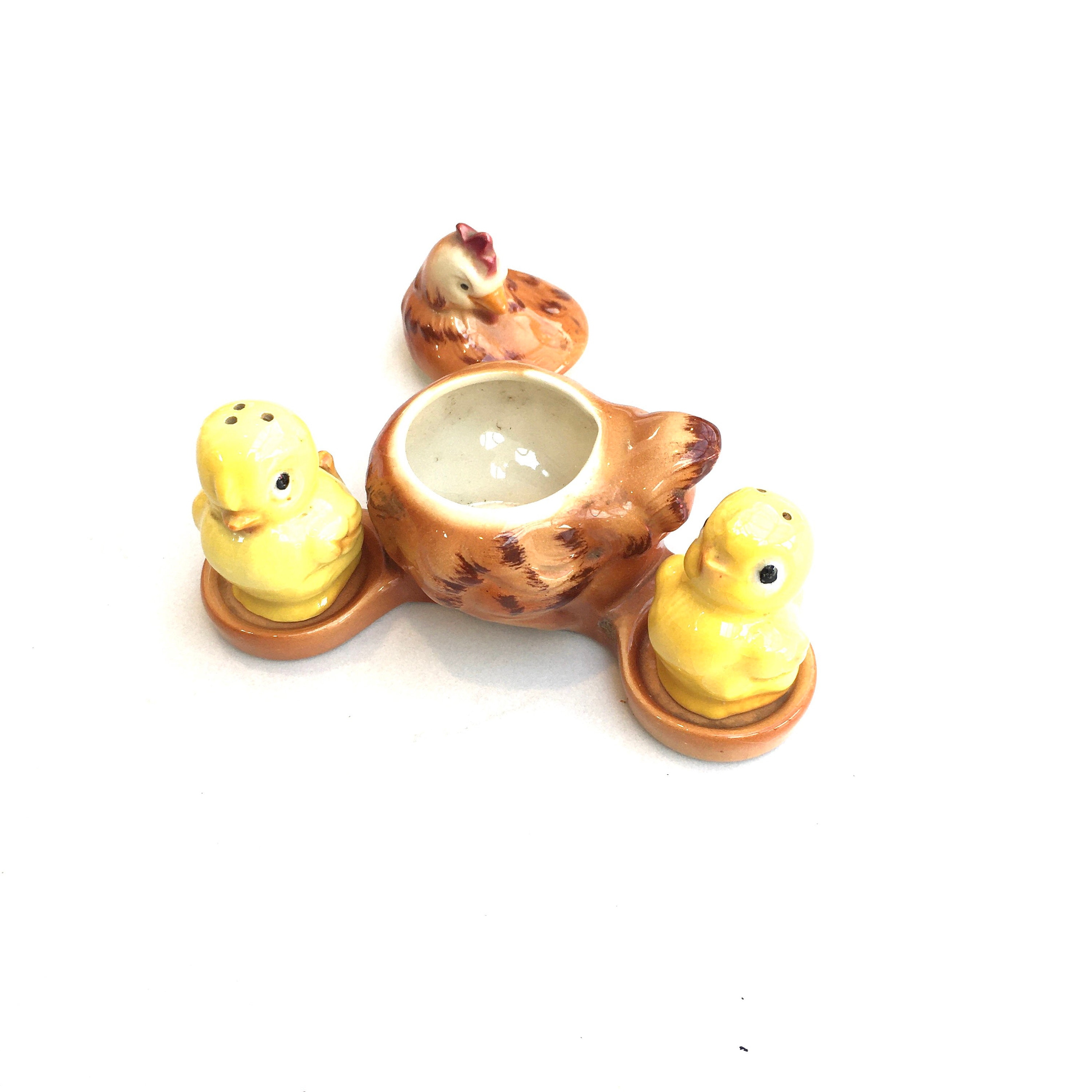Vintage retro GOEBELS Hummel chick hen salt pepper mostard pot - Etsy ...