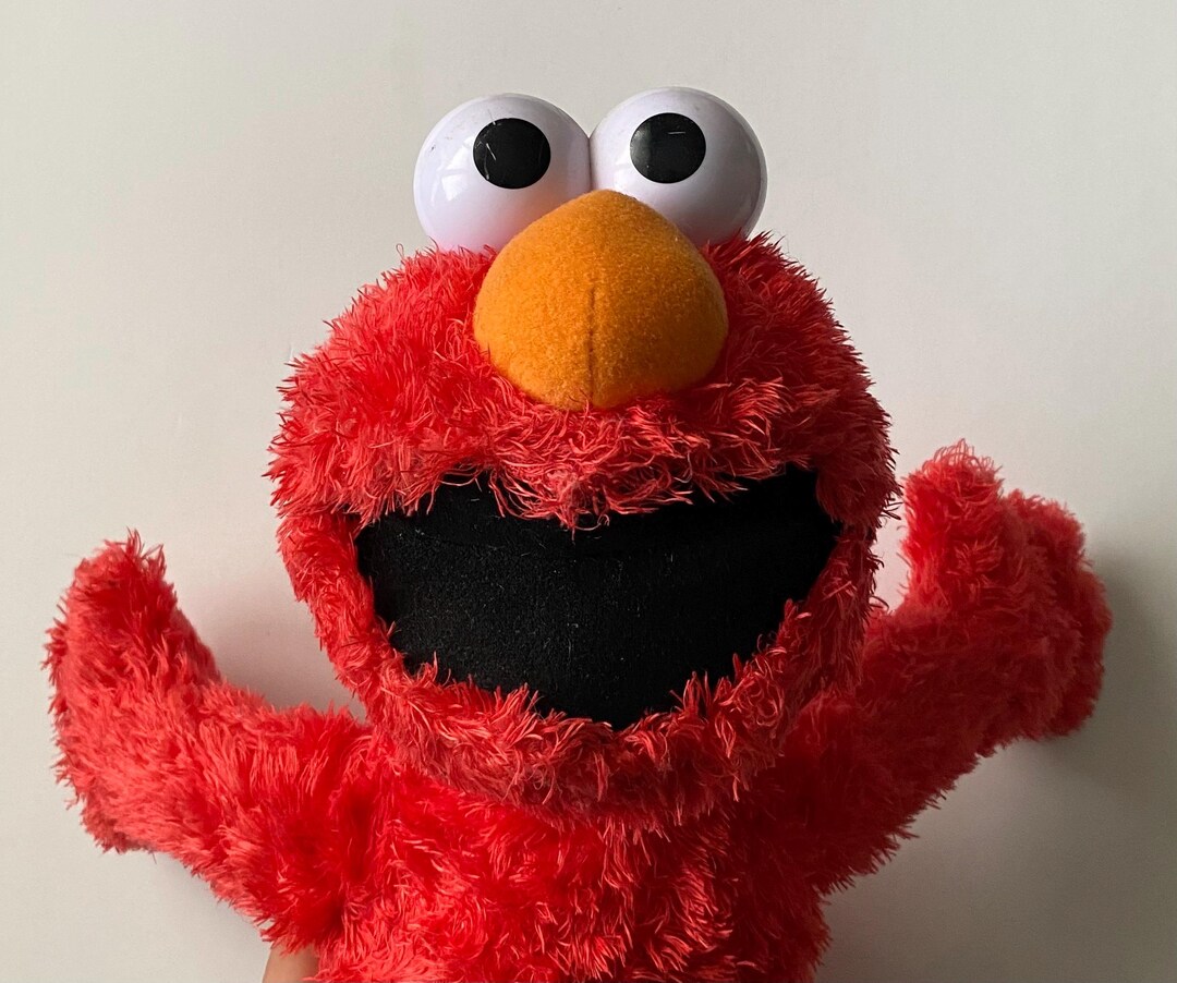 Vintage Retro SESAME STREET Giggling Laughing ELMO Toy Teddy Bear - Etsy