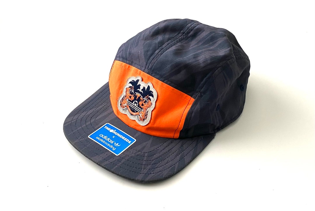 Mens Vintage Retro Blue ADIDAS the Hundreds Baseball Cap Hat ONE SIZE ...