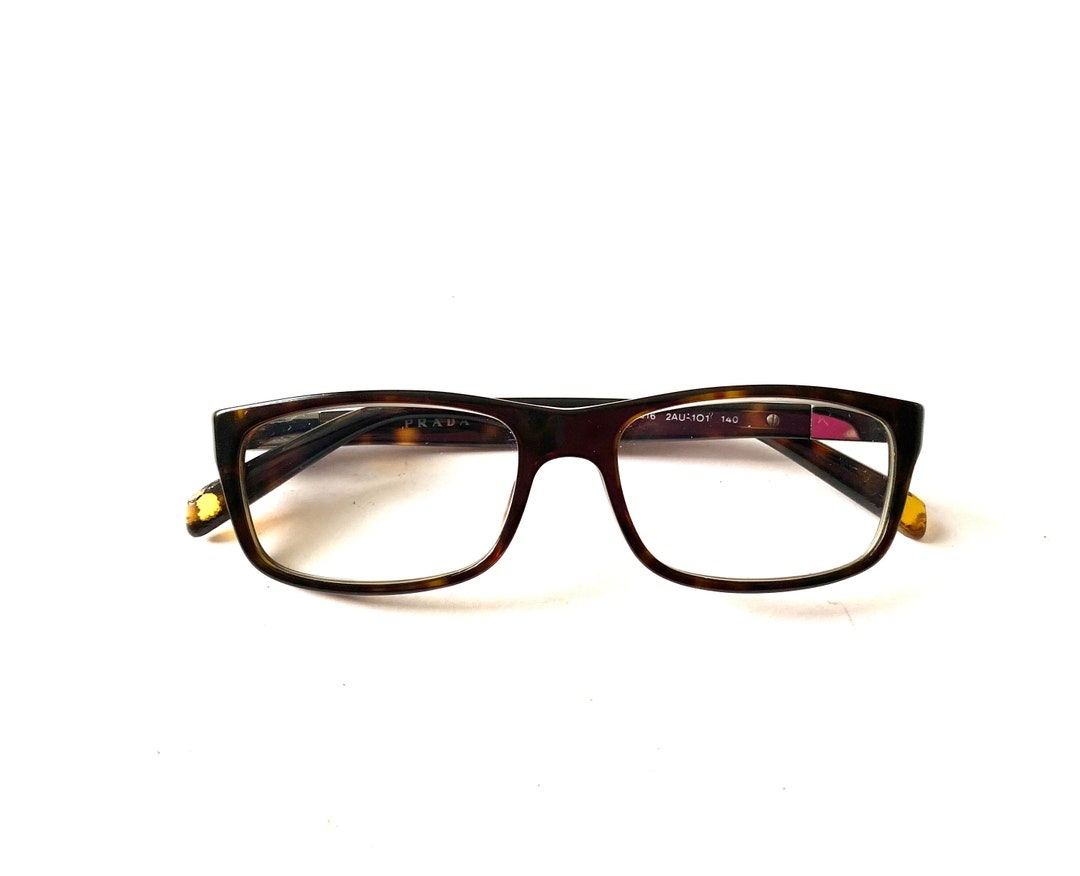 Womens Vintage Brown Tortoiseshell PRADA Specs Glasses 53-16-140 - Etsy