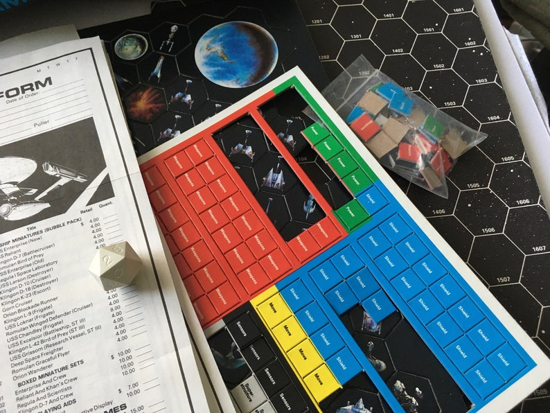 Vintage Retro STAR TREK Starship Combat Role Playing Game 2nd - Etsy