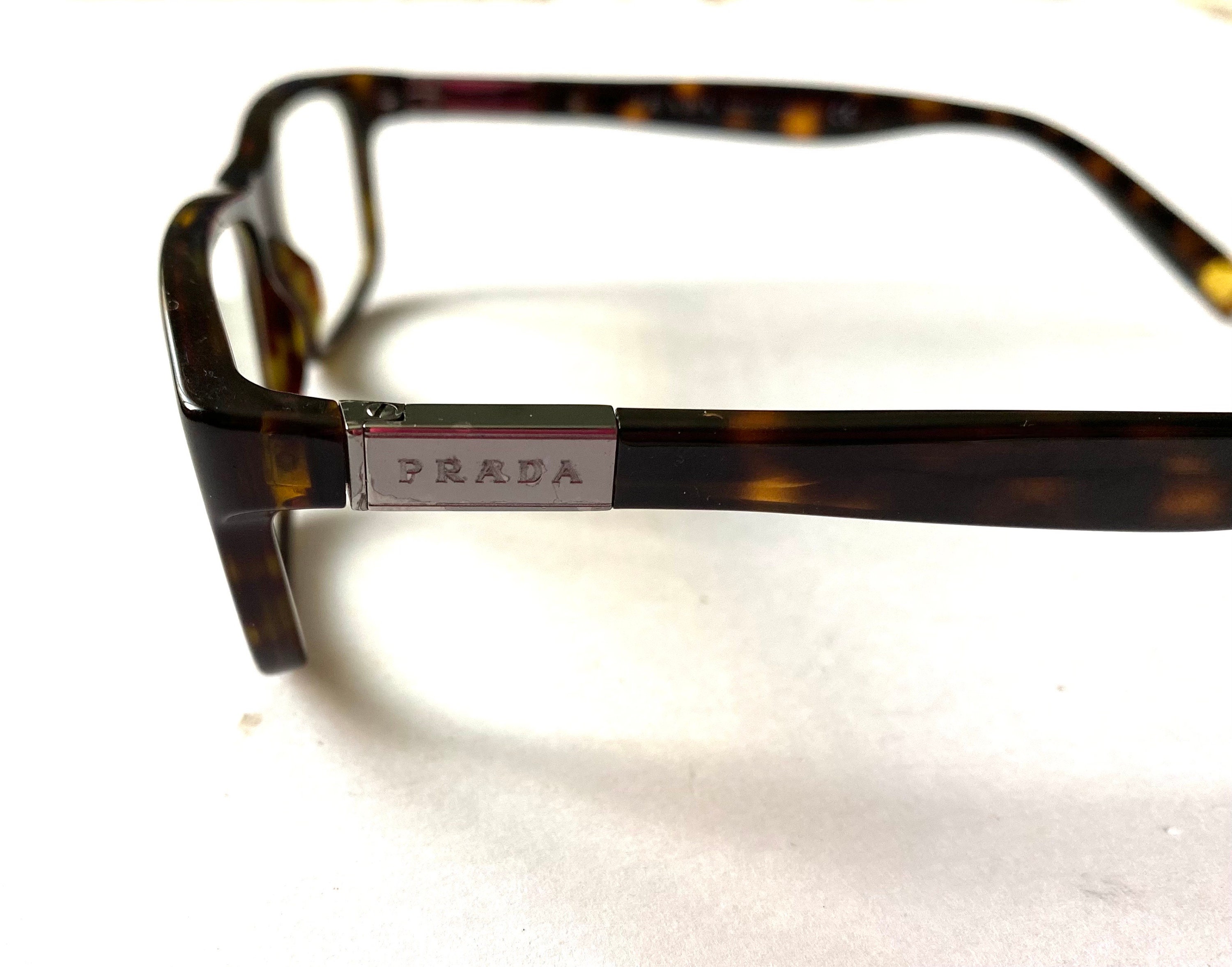 Womens Vintage Brown Tortoiseshell PRADA Specs Glasses 53-16-140 - Etsy