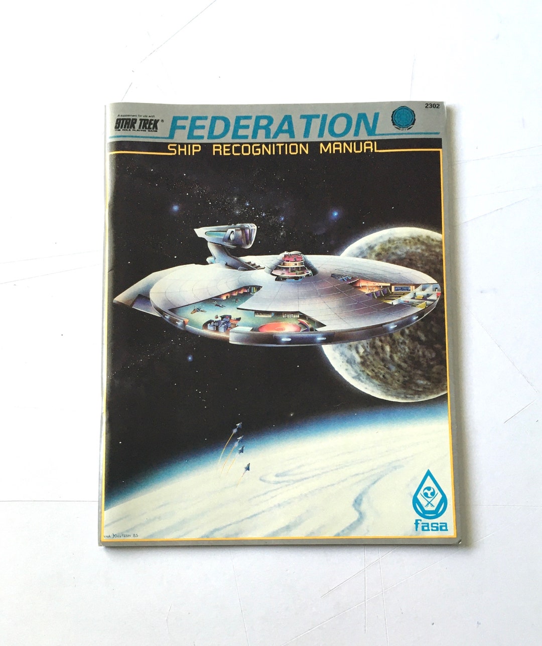 Vintage Retro STAR TREK Federation Ship Recognition Manual FASA Role ...