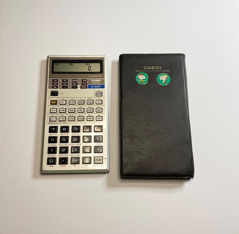 Calculadora científica de bolsillo CASIO FX-3600P retro vintage - Etsy ...