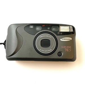 Vintage Retro Black SAMSUNG Slim Zoom 70s 35mm Film Camera - Etsy