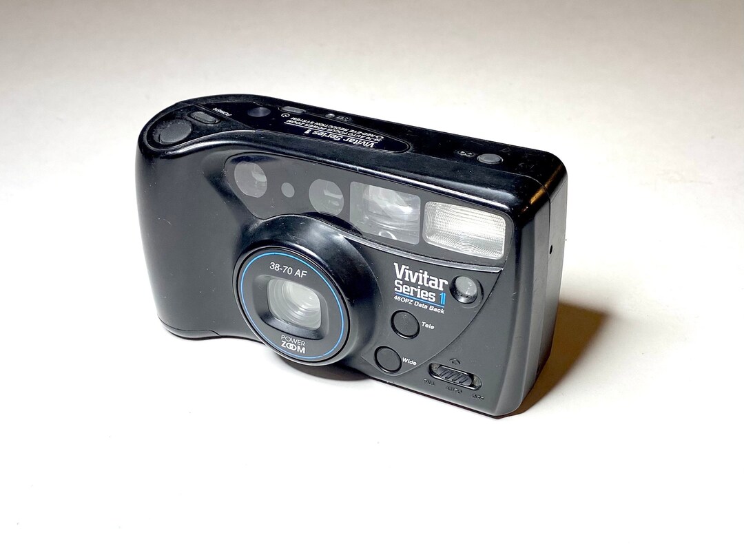 Vintage Retro Black VIVITAR Series 1 460PZ Power Zoom 35mm Film Camera ...