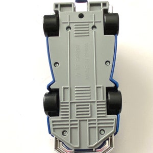 Vintage Retro Blue POWER RANGER Turbo Rangers Toy Action Figure Car ...