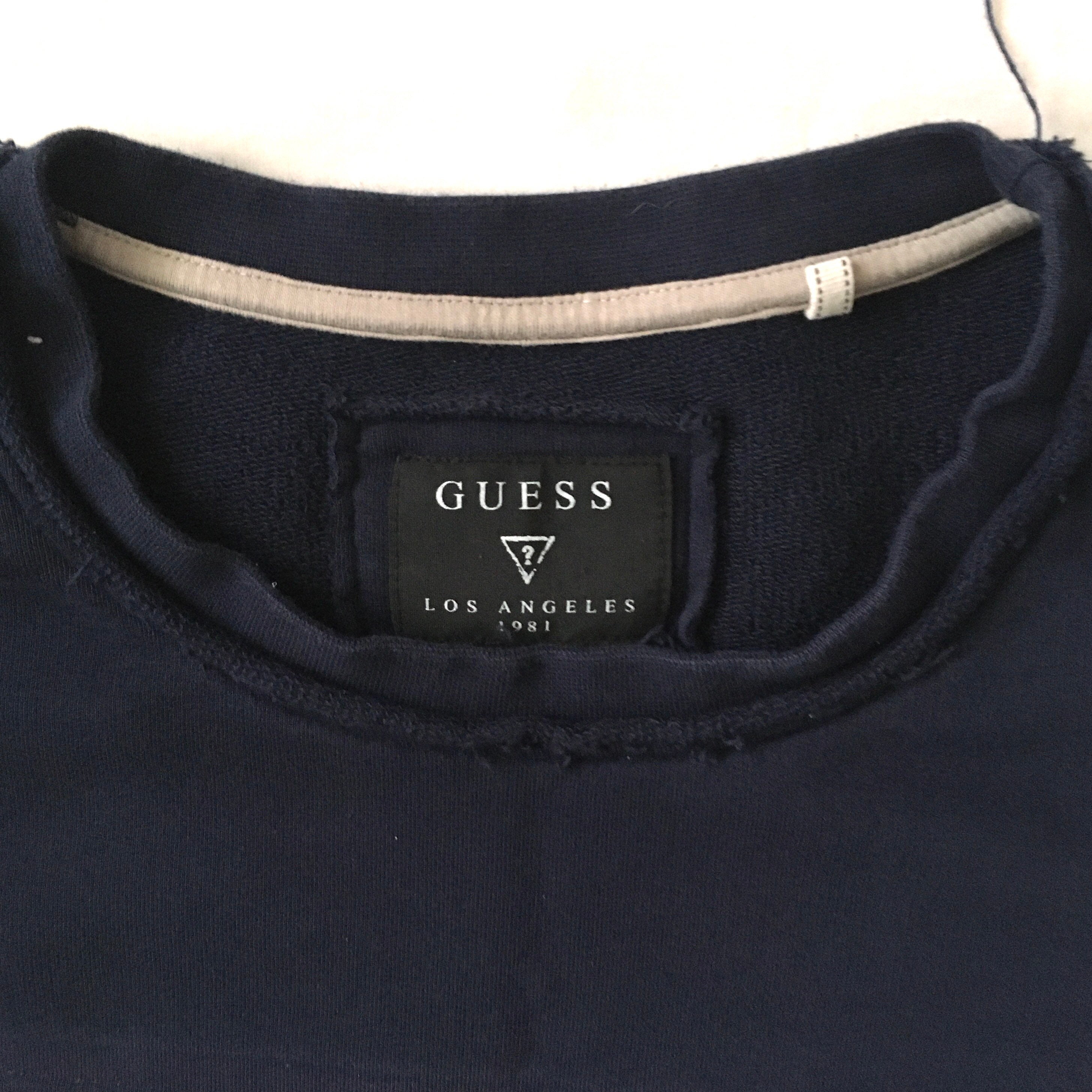 Mens Navy Blue GUESS Vintage Retro Jumper Sweater Top LARGE L - Etsy UK