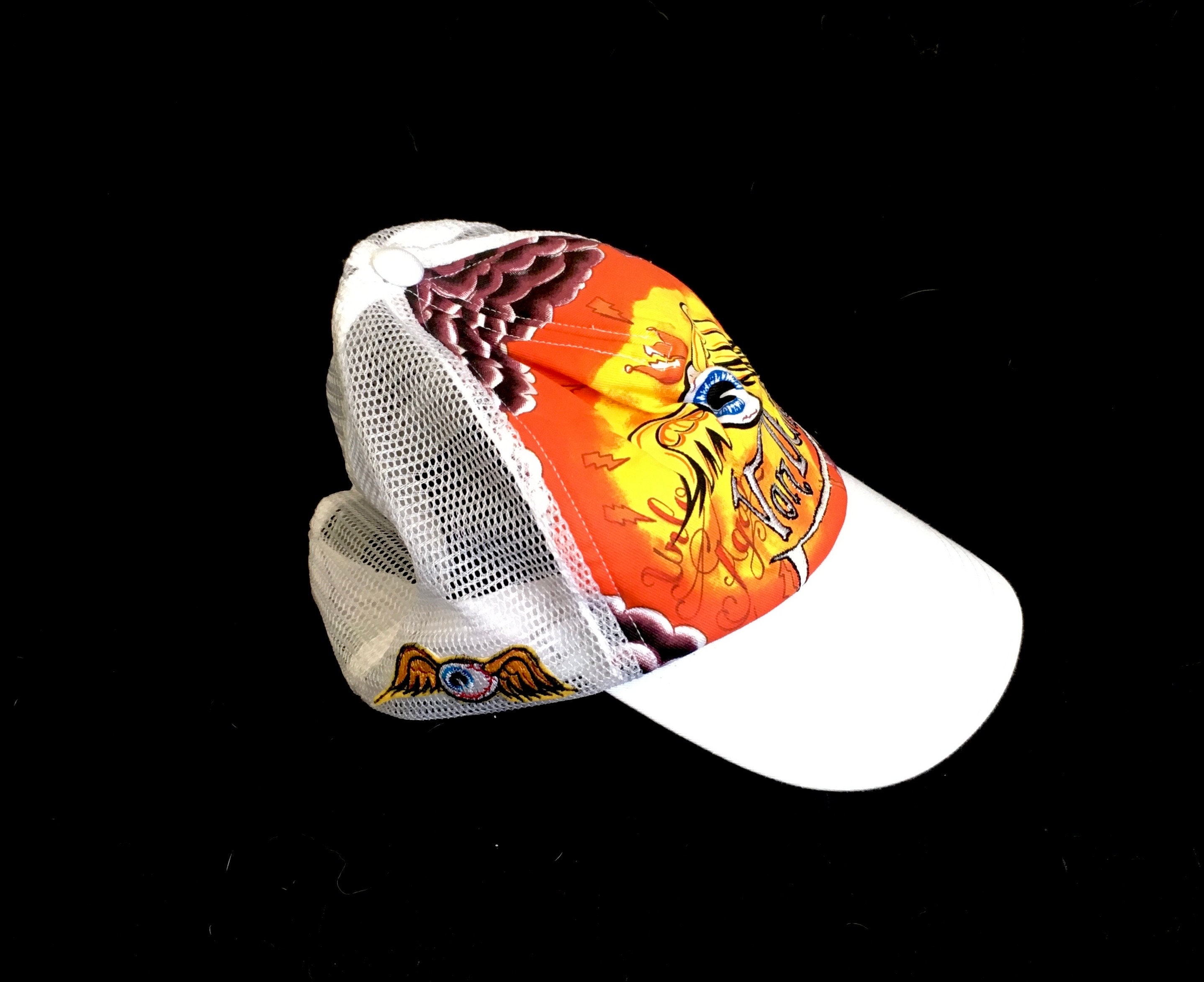 Womens Vintage Retro White ‘eye’ VON DUTCH Baseball Cap Hat One Size - Etsy