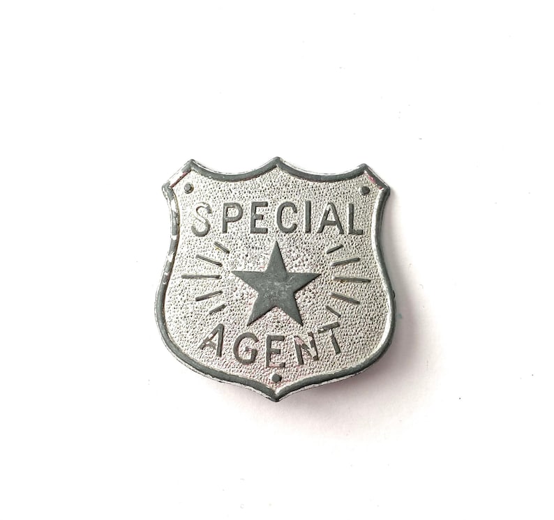 Vintage LONE STAR Special Agent Badge Toy - Etsy