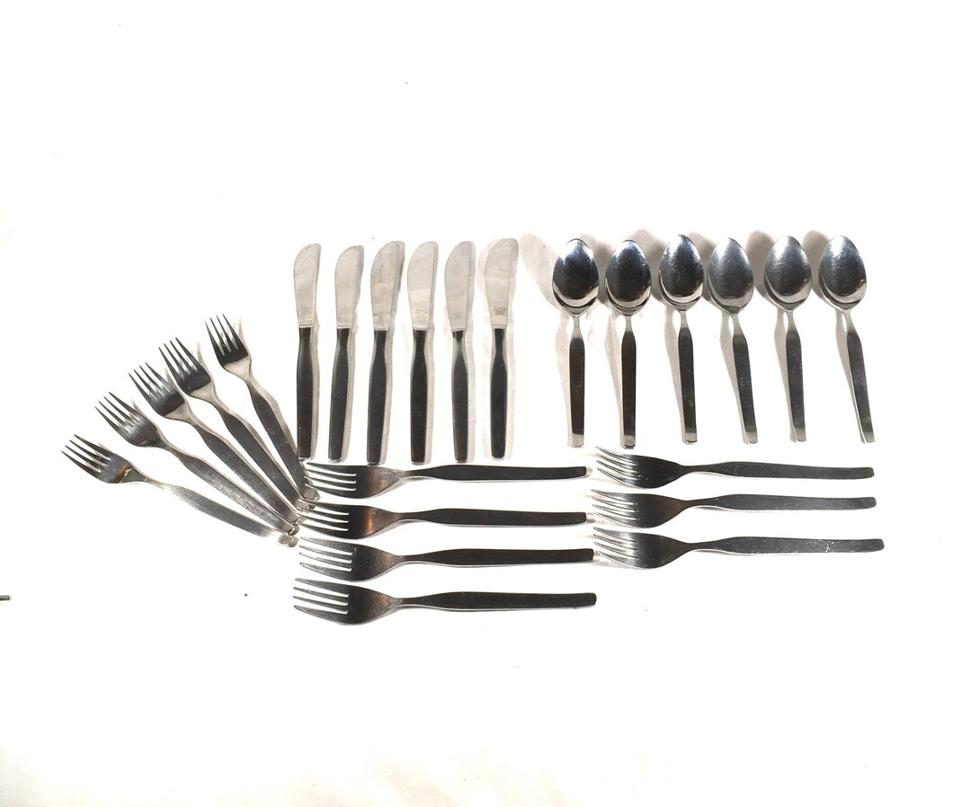 24 Piece Vintage Set VINERS PROFILE Cutlery Knives Spoons Forks - Etsy