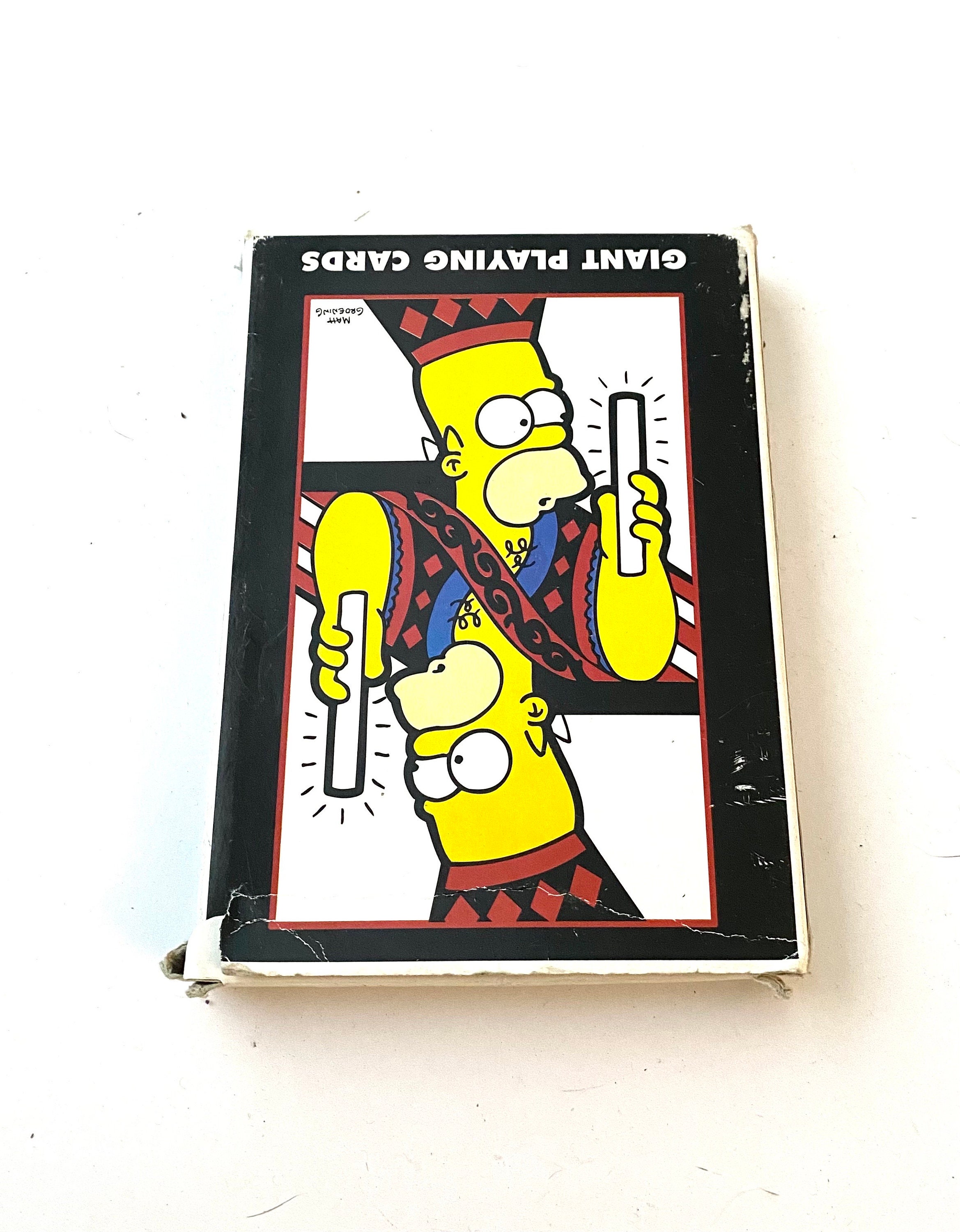 Vintage Retro GIANT the Simpsons Playing Cards Toy Homer Bart - Etsy
