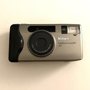 Vintage Retro Grey NIKON Lite Touch Zoom 80 AF 35mm Film Camera - Etsy
