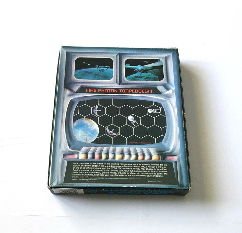 Vintage Retro STAR TREK Starship Combat Role Playing Game 2nd - Etsy